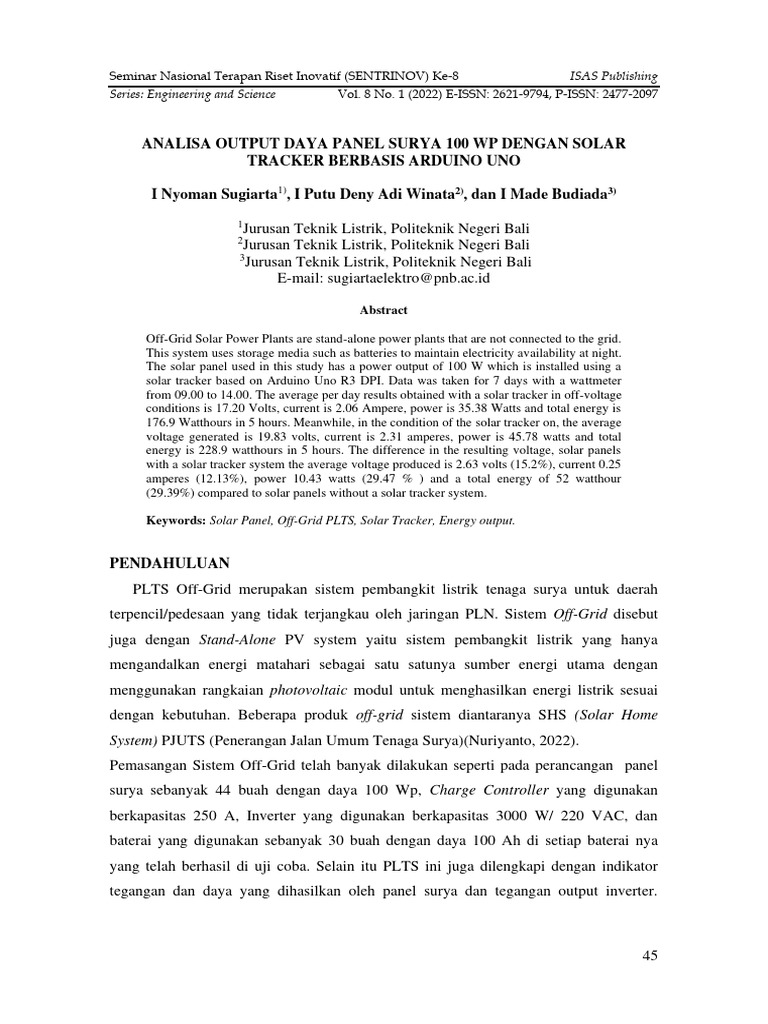Analisa Output Arduino | PDF | Teknologi & Rekayasa