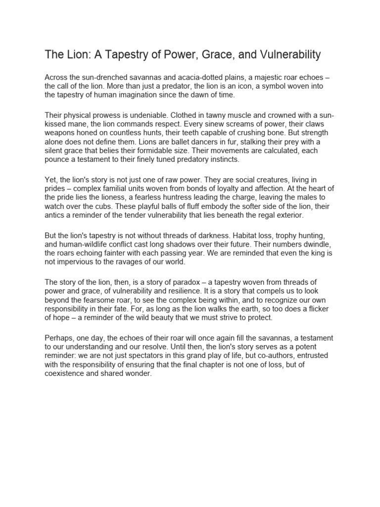 The Lion | PDF