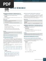 Exercícios de MMC e MDC (Comentados e Resolvidos) - Toda Matéria | PDF | Matemática | Matemática ...