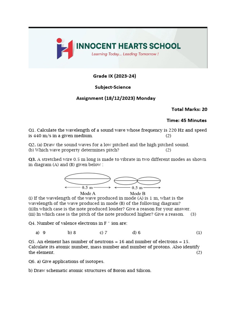 Grade-9th Dec 18 Assignment | PDF