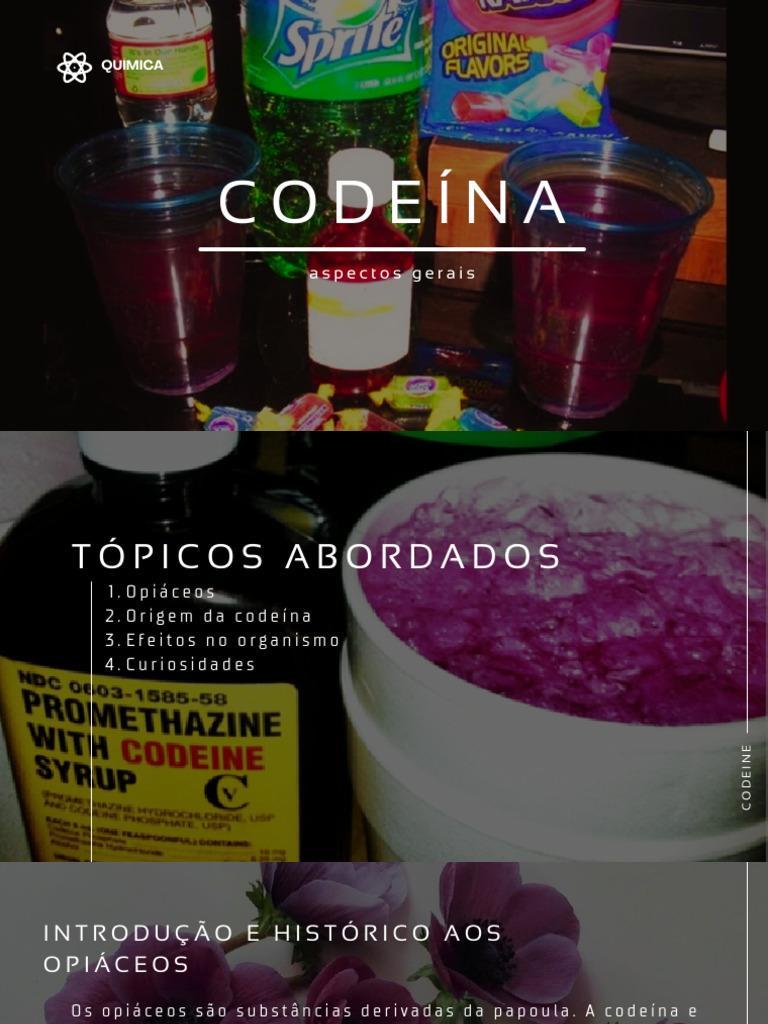 Aspectos Gerais Da Codeína | PDF | Morfina | Opioide