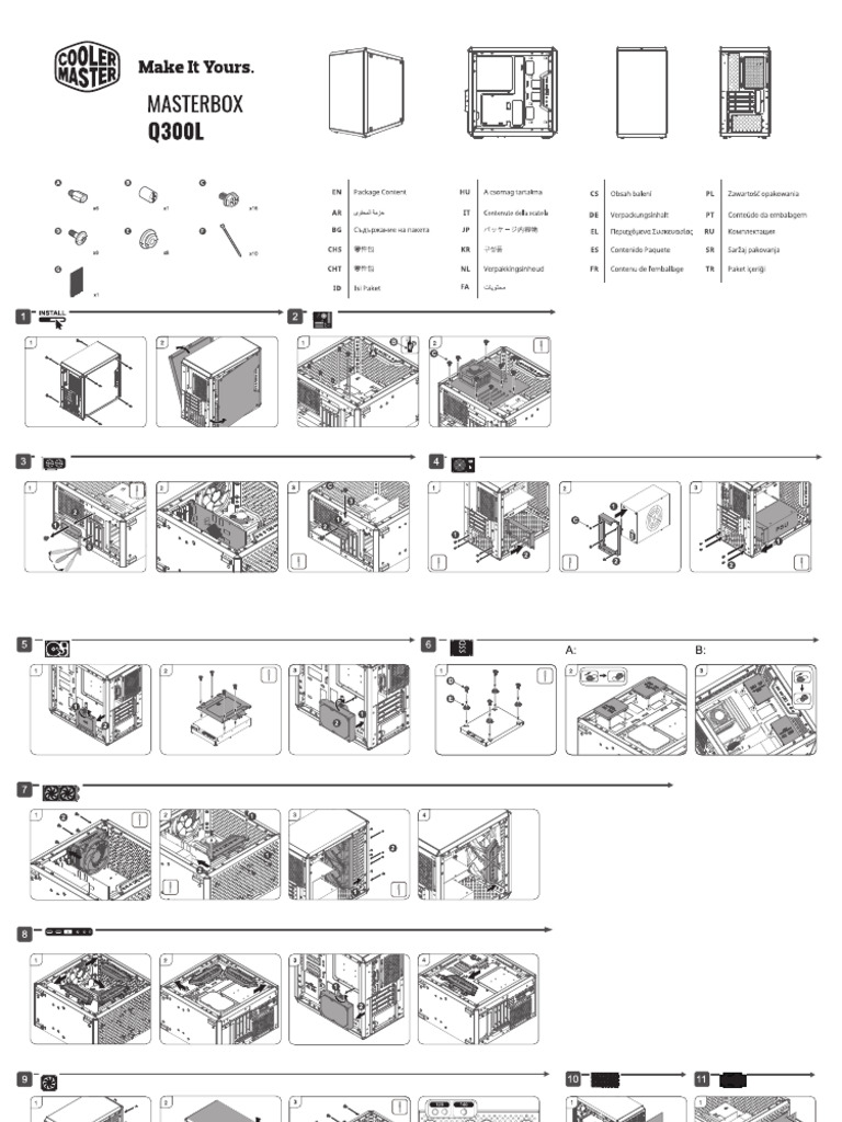 Manual - MasterBox Q300L | PDF