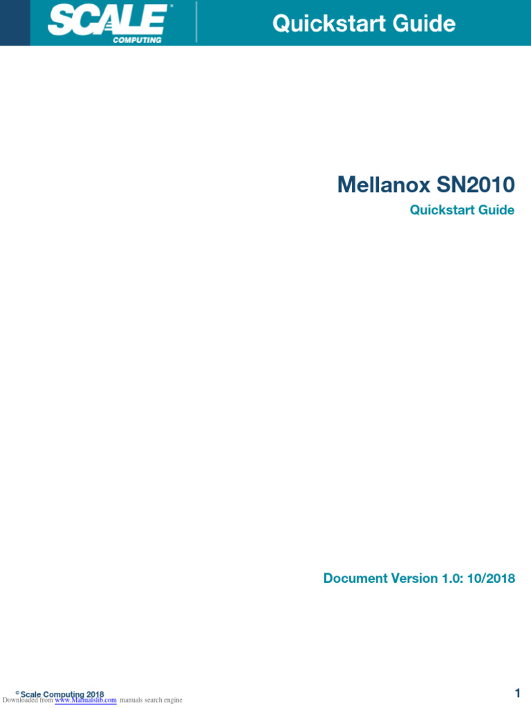 Mellanox sn2010 | PDF | System Software | Software