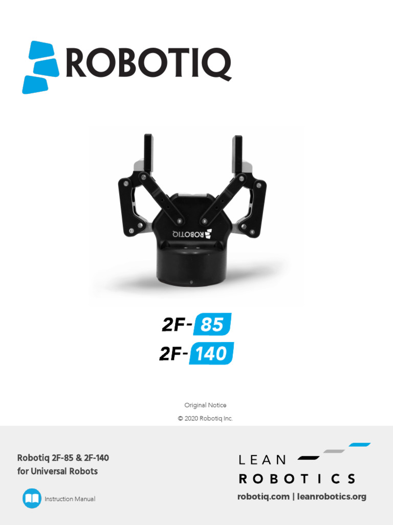 Robotiq 2f85 | PDF | Robotics | Power Supply