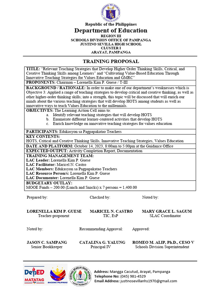 Maam Kim LAC Documents | PDF | Creativity | Learning