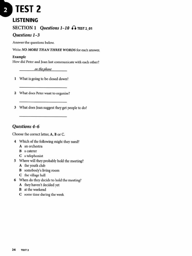 Ielts Test 2 | PDF