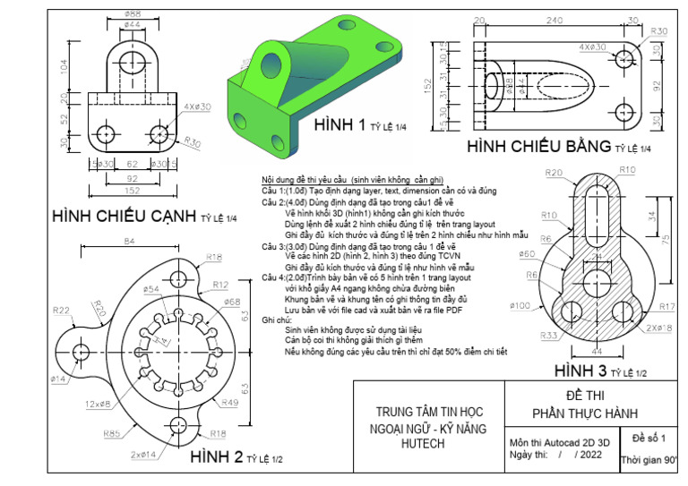 INF1039 Autocad 01 | PDF