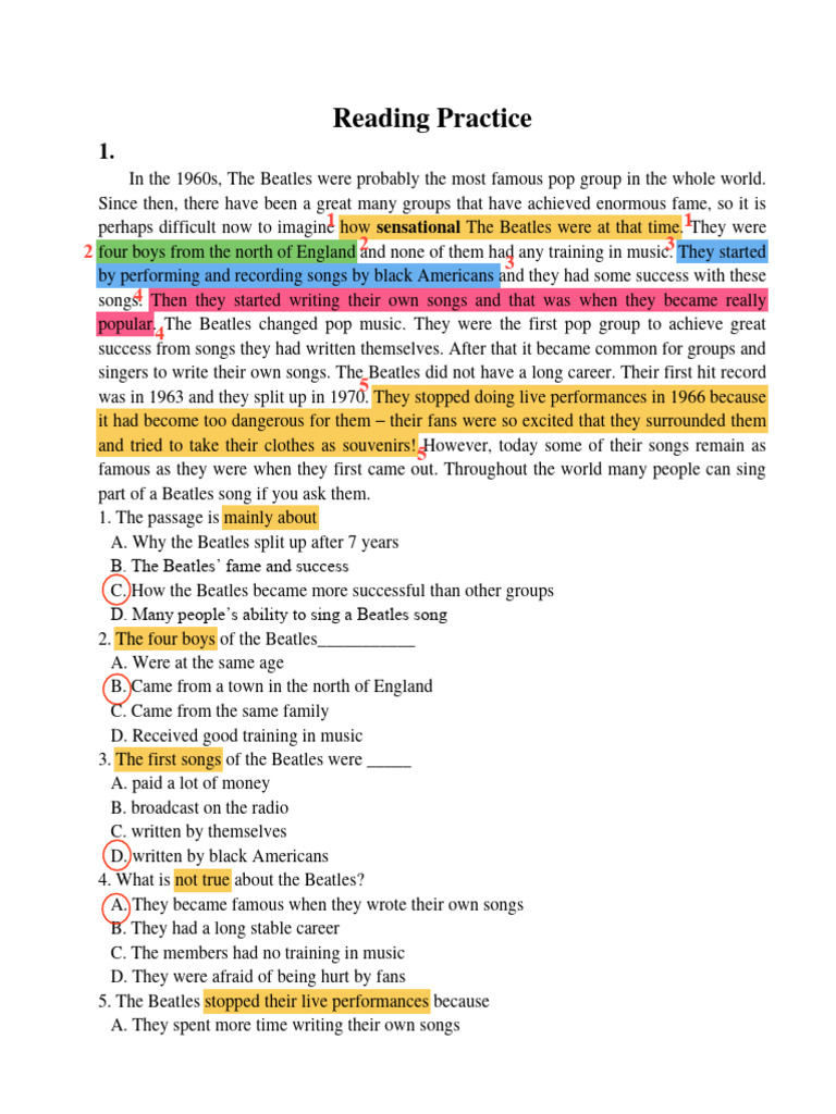 Reading Practice 1-NMN | PDF | Ion | Moon