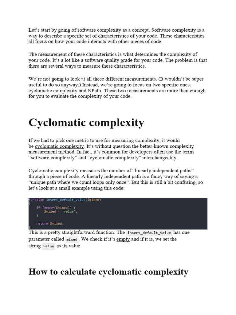 Complexity | PDF | Business Process | Function (Mathematics)