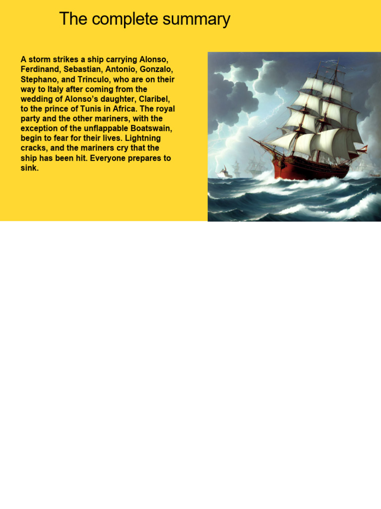 The Tempest BBB | PDF | The Tempest | Shakespearean Comedies