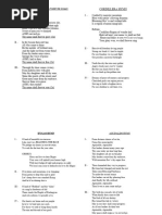Lyrics of Different Marches and Hymns-1 | PDF