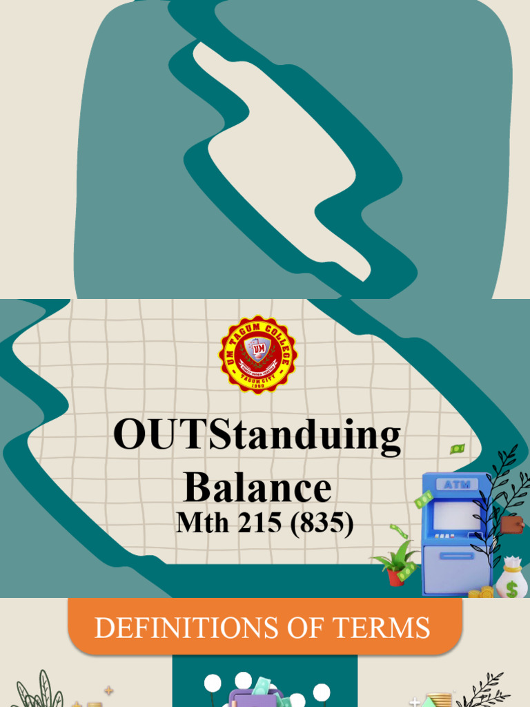 Outstanding Balance1 | PDF | Business | Finance & Money Management
