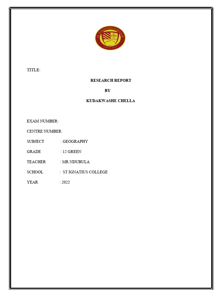 KNU Report First Pages | PDF | Methodology | Science