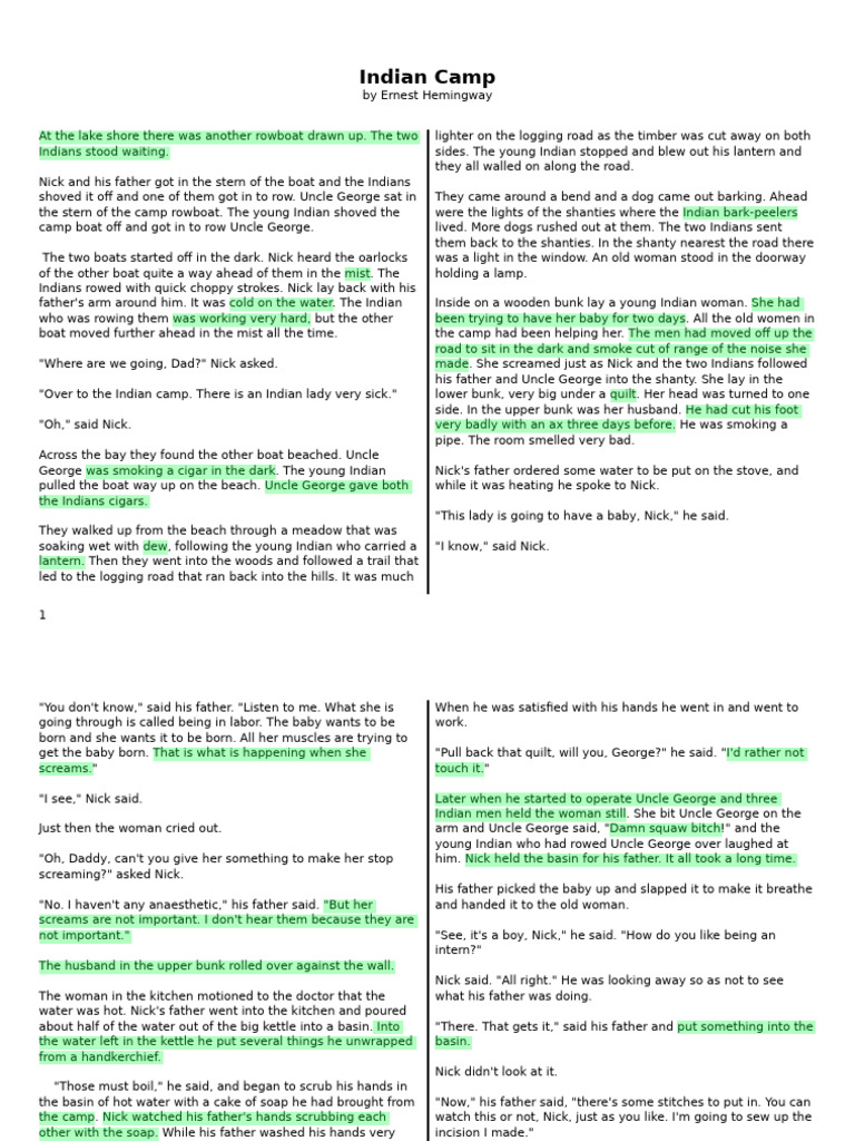 Kami Export - ENSK3MB05-Reading Material | PDF