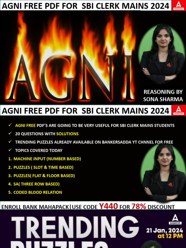 Agni Free PDF - 2 For Sbi Clerk Mains 2024 | PDF | Food Ingredients | Vegan Cuisine