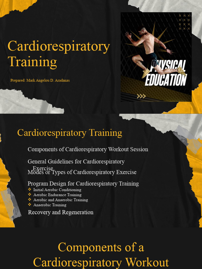 Cardiorespiratory Training | PDF