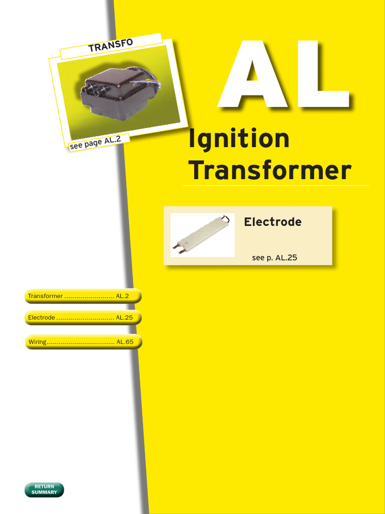 Ignition Transformer Replacement Guide | PDF | Transformer | Mains ...