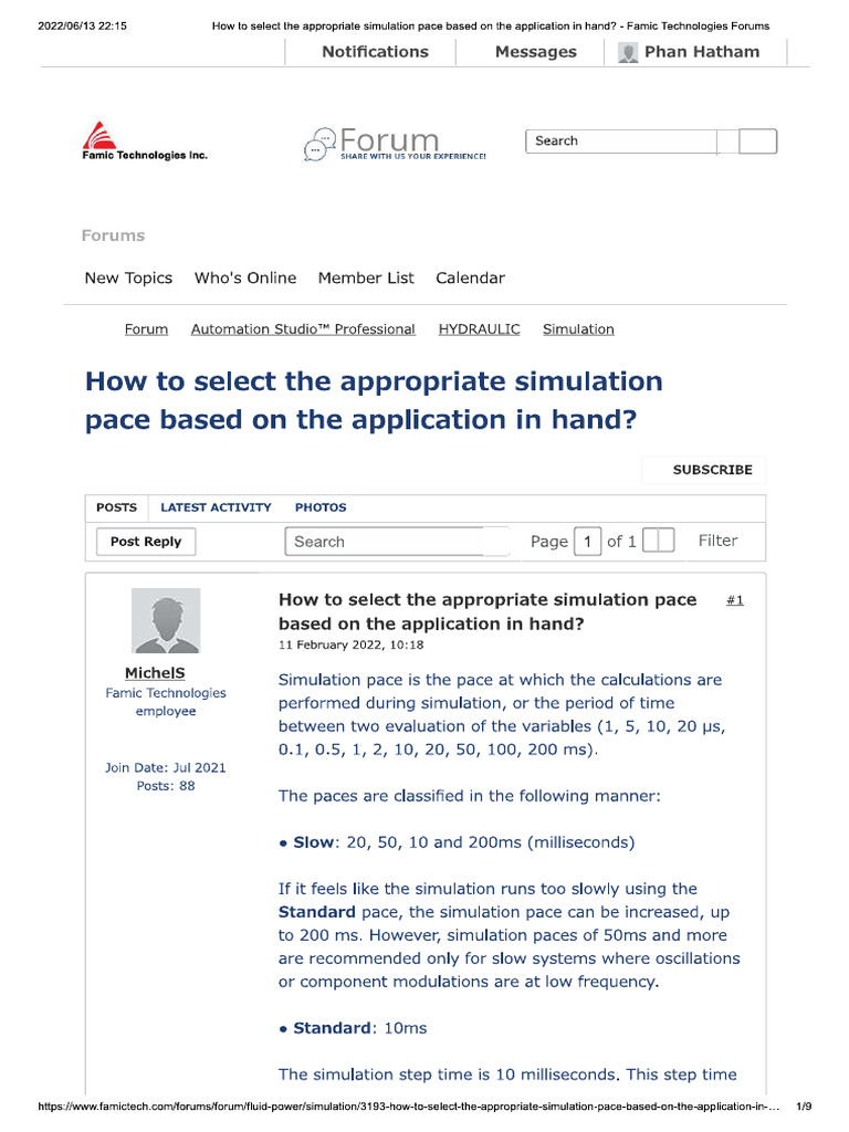 Simulation Pace | PDF