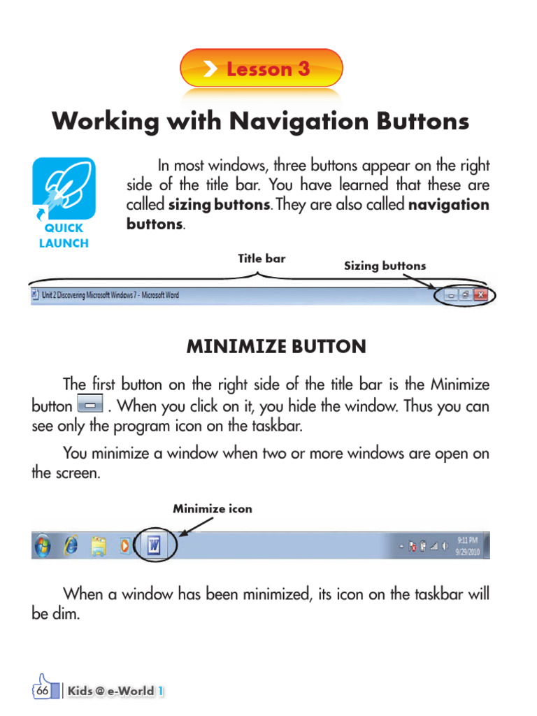 12 - Lesson 3 JX7cJX | PDF | Window (Computing) | Computing Platforms