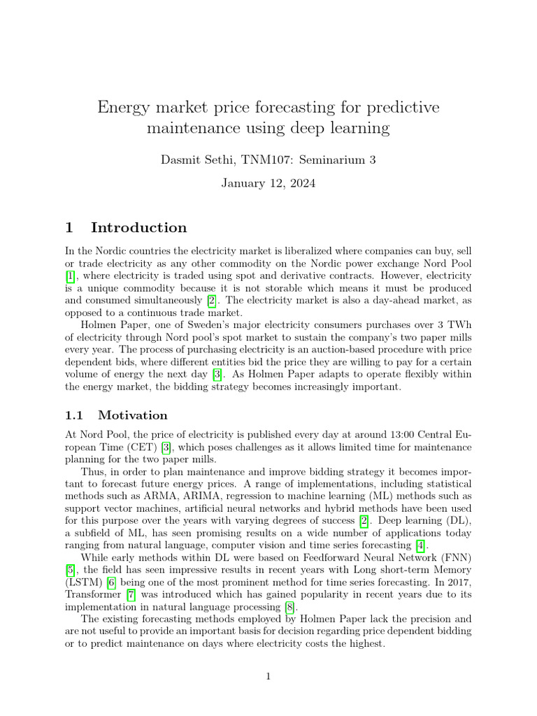 Thesis Proposal | PDF | Mean Squared Error | Forecasting
