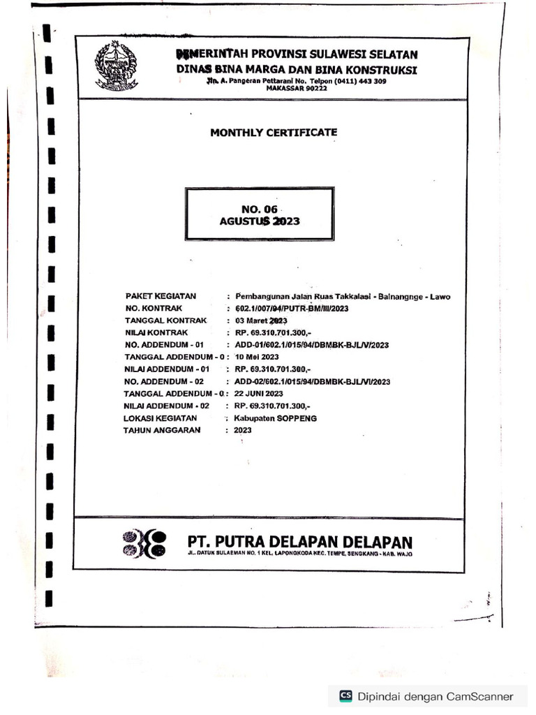 MC 06 - Agustus 2023 | PDF
