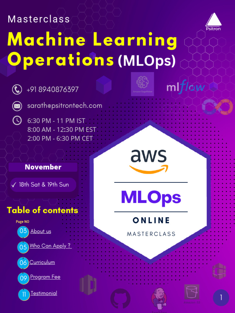 MLOps Masterclass November 2023 | PDF | Amazon Web Services | Machine Learning