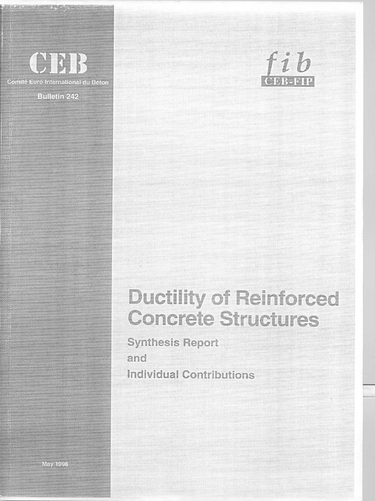 (06101) - CEB Bulletin 242 Ductility of Reinforced Concrete Structures ...