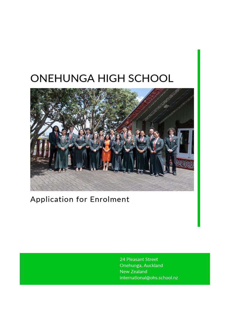 Secondary Student Contract of Enrolment 2024 | PDF | Wellness