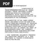 Intramurals Program 2025 | PDF | Sports Rules And Regulations | Sports