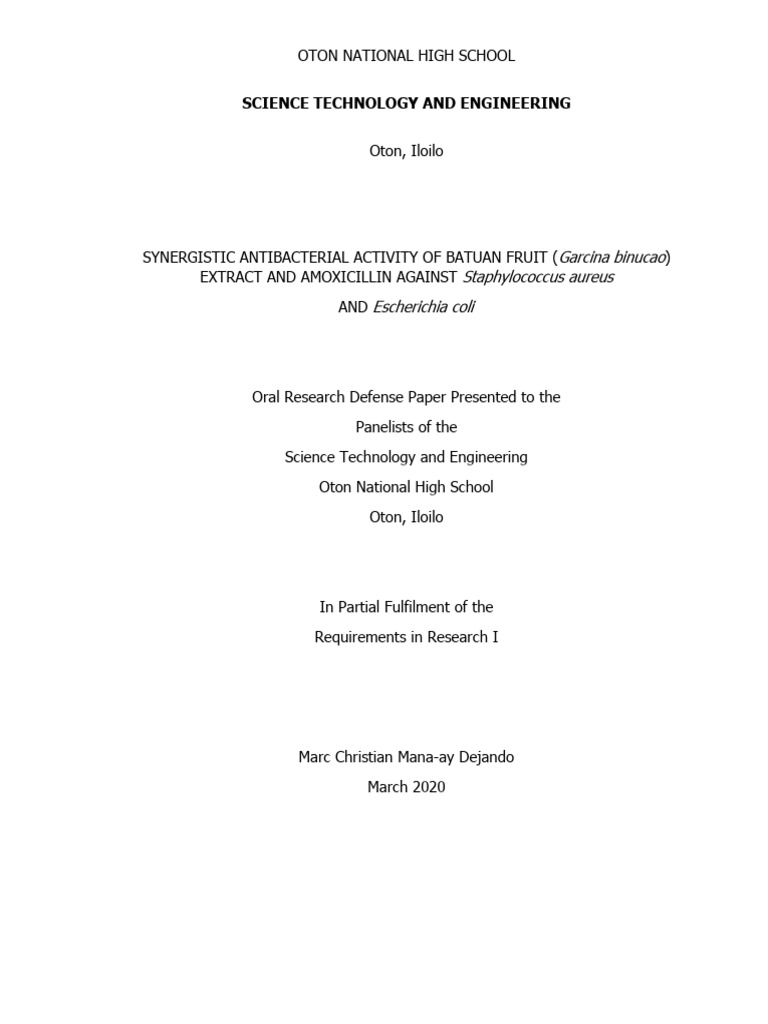 Dejando Research Proposal Chapters 1 2 and 3 Final | PDF ...