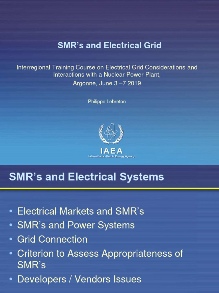7-SMR and Electrical Grid | PDF | Electrical Grid | Nuclear Reactor