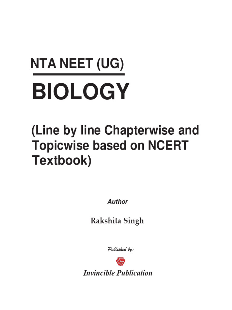 Final - Revised File Neet Biology Combined PDF | PDF | Taxonomy ...