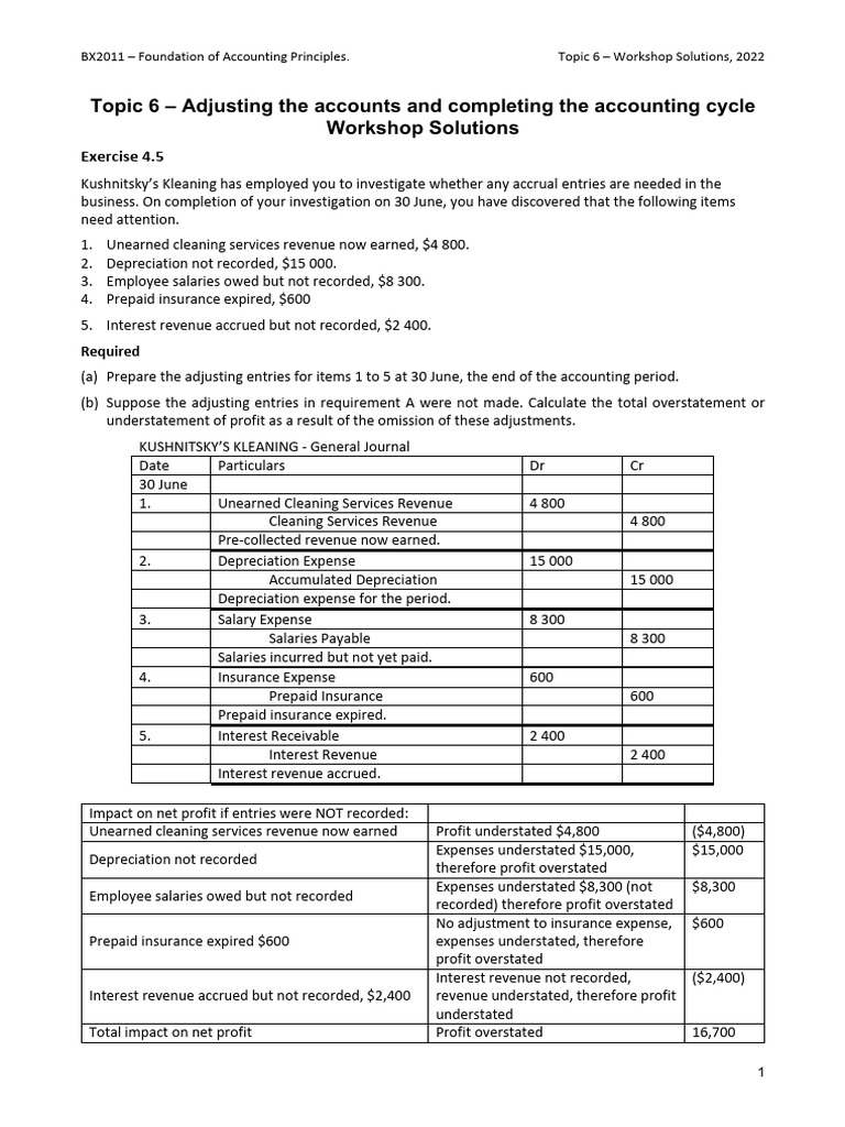 BX2011 Topic06 Workshop Solutions 2022 | PDF | Finance & Money Management