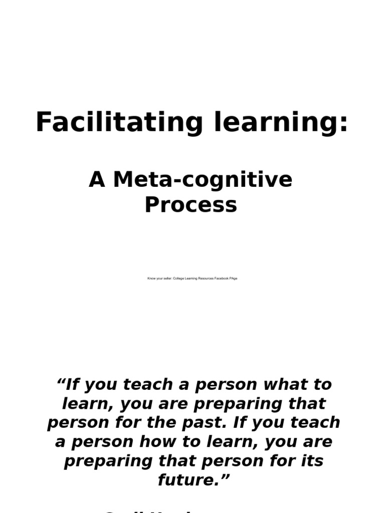 Facilitating Learning | PDF | Intellectual Giftedness | Individualized ... Facilitating Learning | PDF | Intellectual Giftedness | Individualized ...