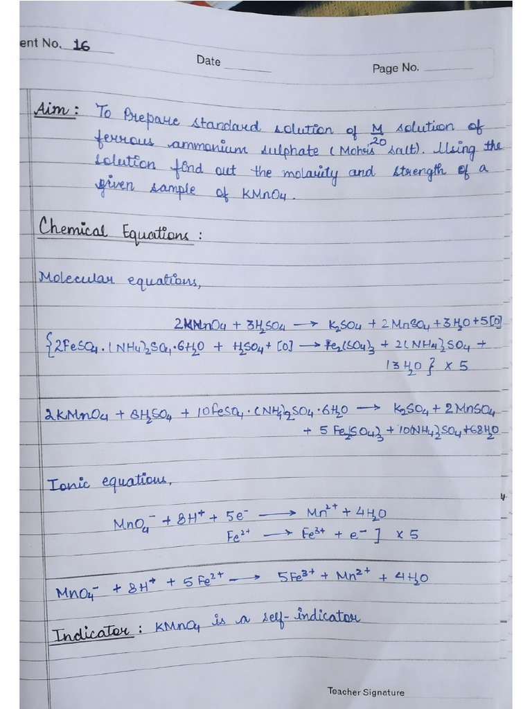 Volumetric Analysis | PDF
