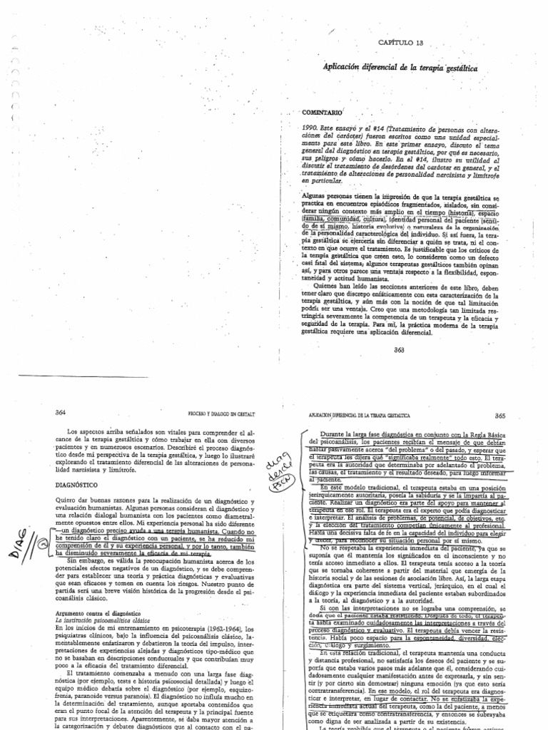 Yontef - Diagnostico Fenomenologico | PDF