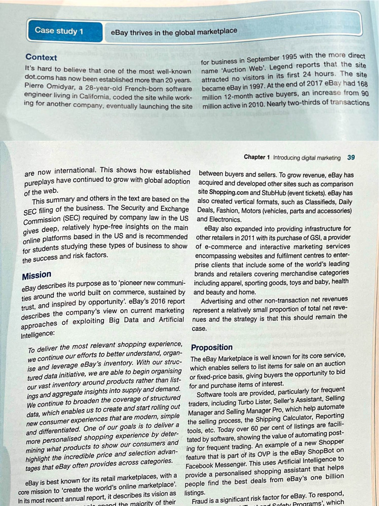 Ebay Case Study | PDF