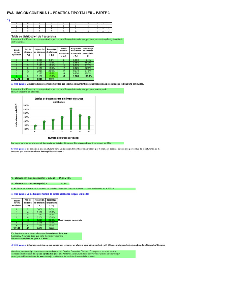 EST103 EC1-PT3 - DesarrolloIndividual 2021-2 - Solución v2 | PDF | Mediana | Números