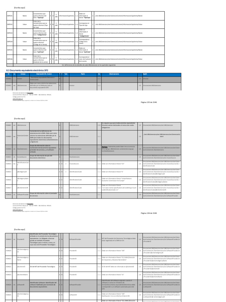 Anexo Tecnico Documento Equivalente Electronico V1 0 Final 135 197 | Descargar gratis PDF ...