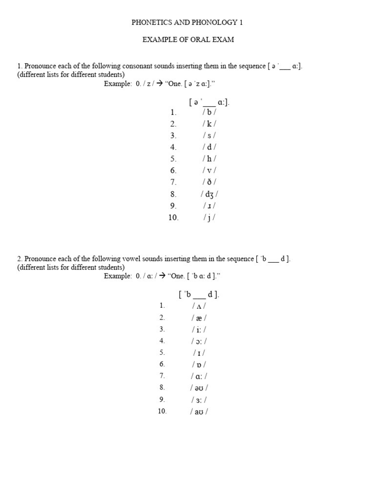 Example of oral examI | PDF | Languages | Foreign Language Studies