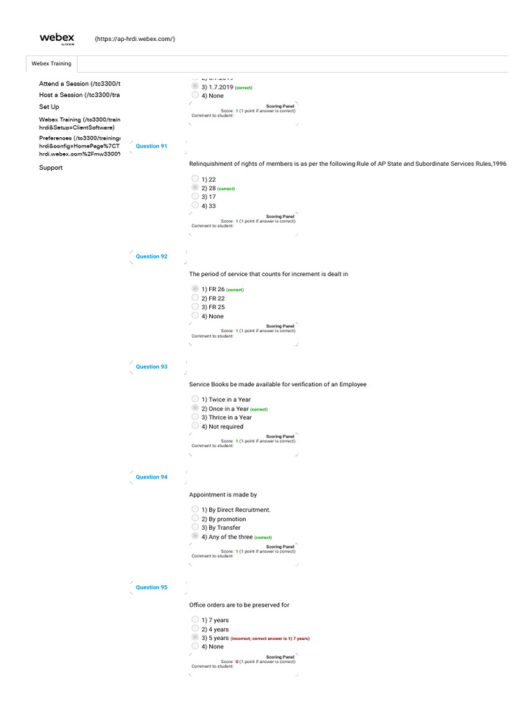 Webex Training | PDF | Government