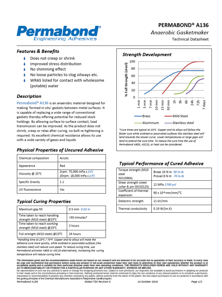 A136 TDS | Download Free PDF | Steel | Strength Of Materials