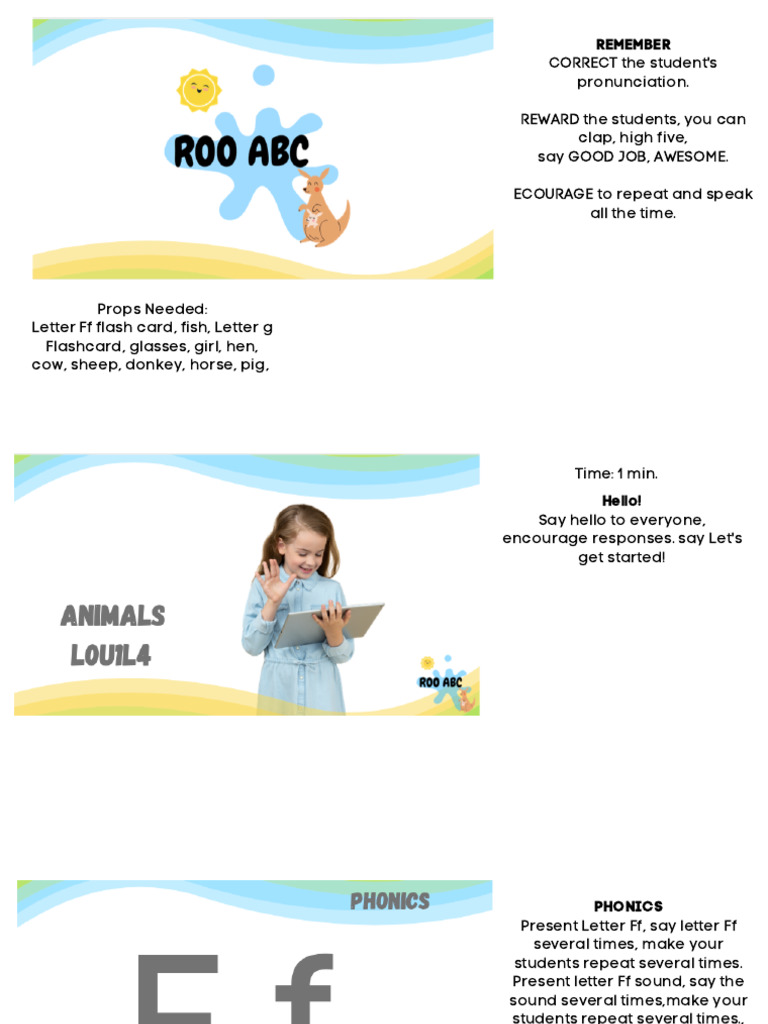 Mock Class Lesson Plan | PDF | Flashcard | Phonics