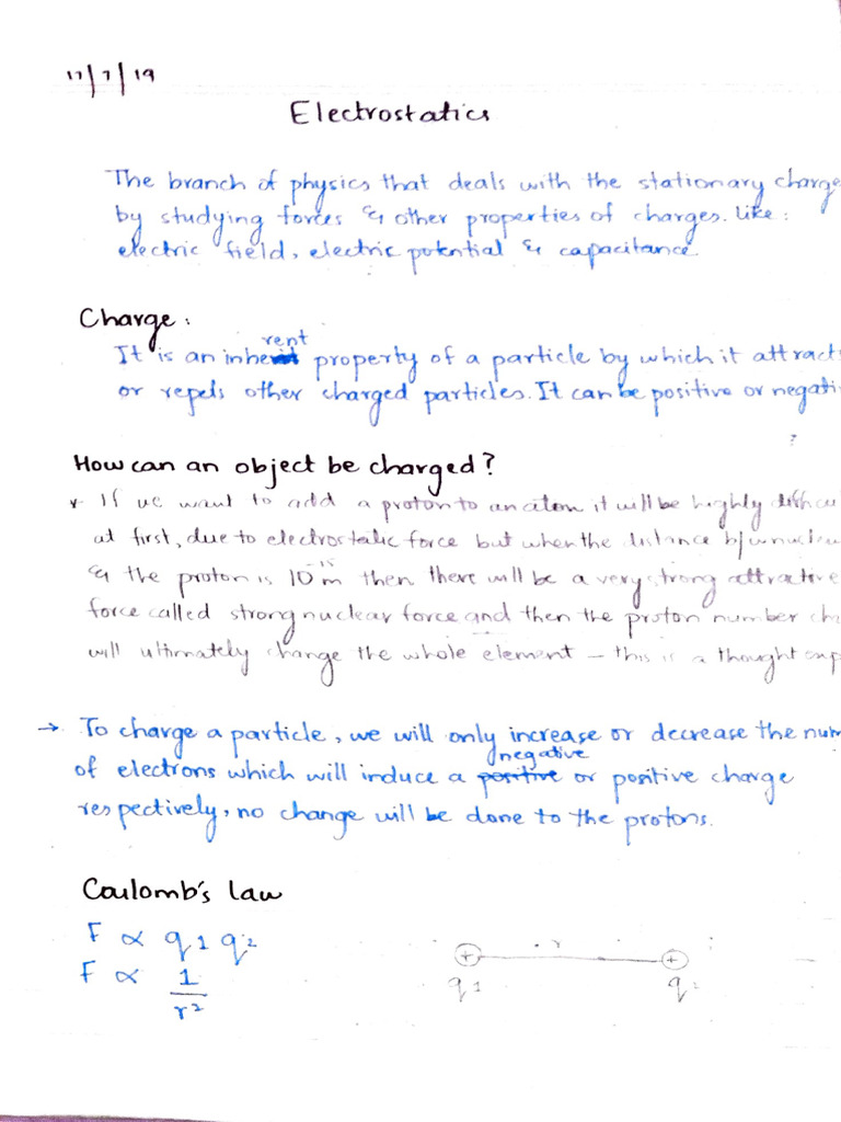 Chapter 1 Physics | PDF