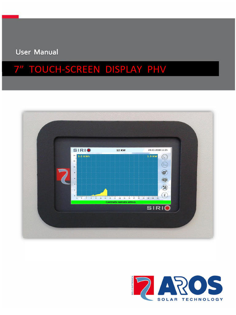 0mnlcdphv55enua 00 (Manuale Display Touch Screen 7 PHV En) (Aral 040419 Pasi) | PDF | Port ...
