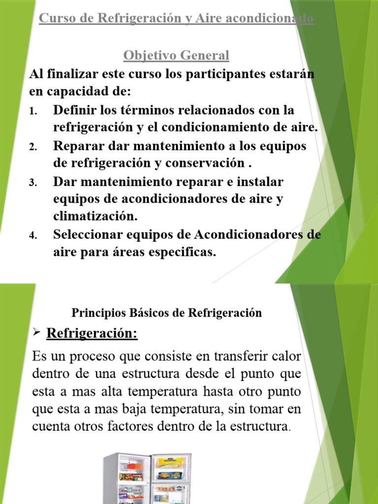 Teorias Curso Refri | PDF | Presión | Refrigeración