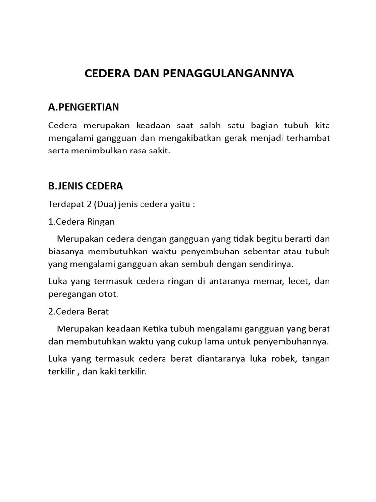 CEDERA | PDF