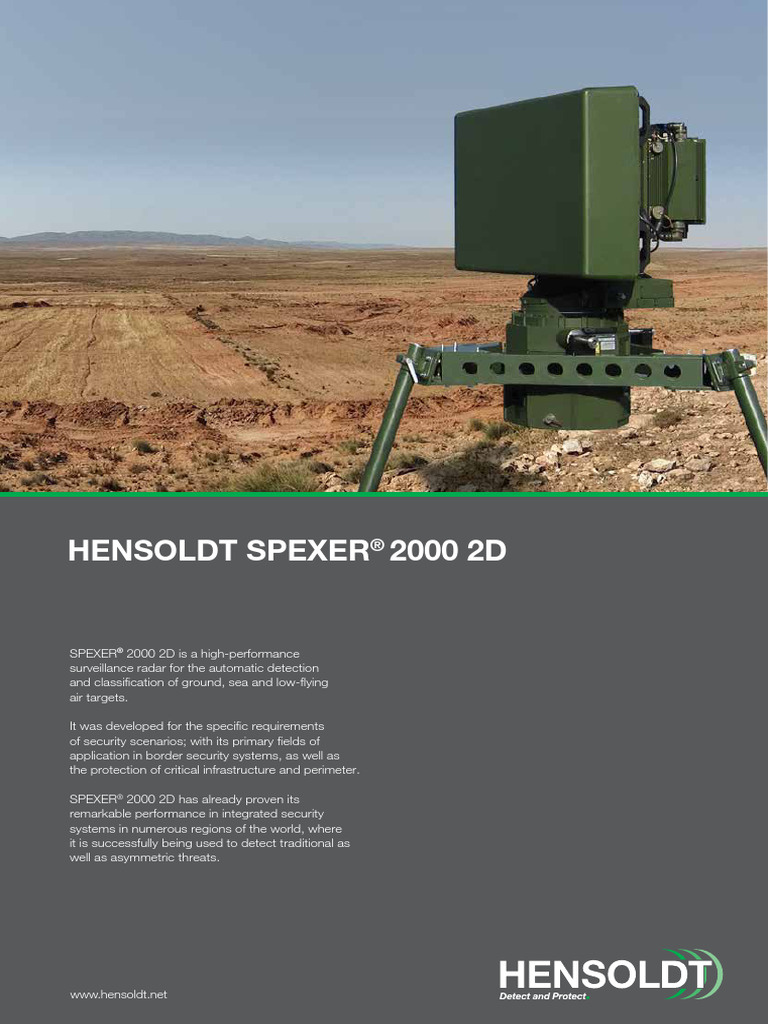 SPEXER 2000 Brochure | PDF