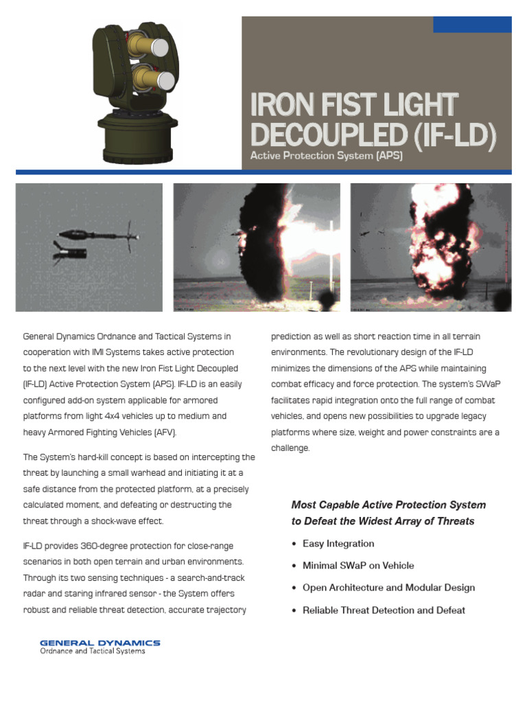 Iron Fist Light Decoupled IFLD | PDF | Military Technology | Military ...