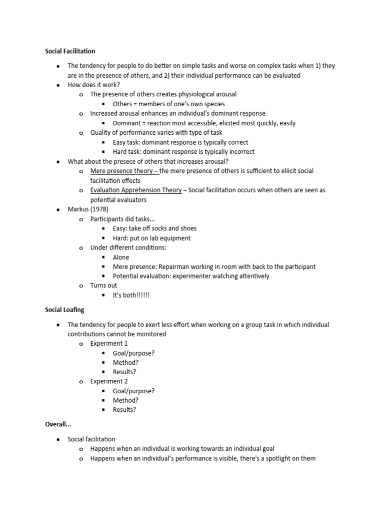Group Processes Notes | PDF | Psychology | Human Communication